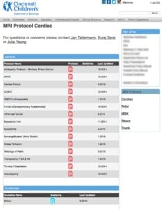 Cincinnati Children's Radiology Modernizing Its MRI Protocols ...