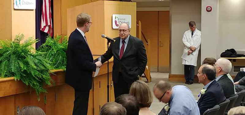 Dr. Michael Gelfand Receives Faculty Award - Radiating Hope