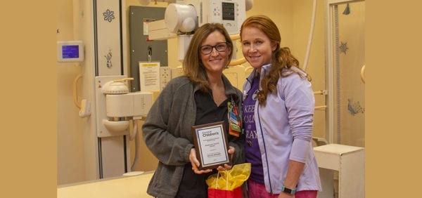 Billie Howard is the Radiology Safety Award winner! - Radiating Hope