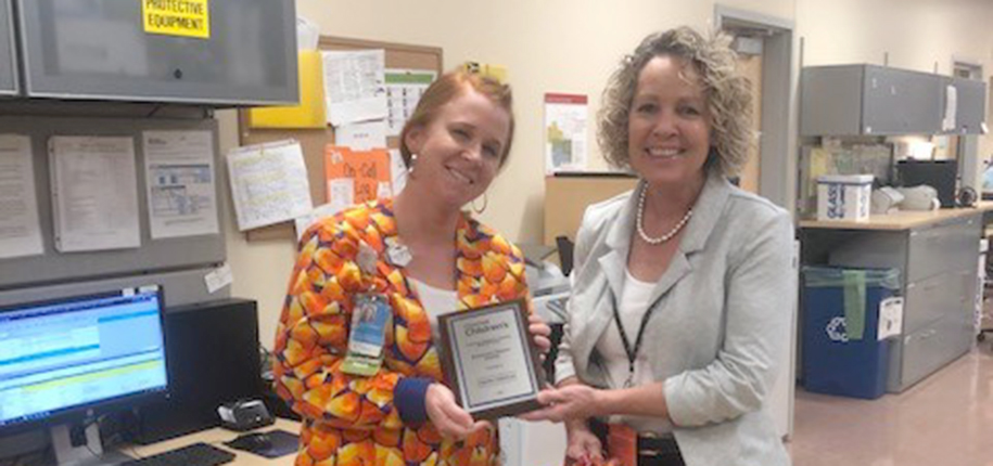 Cieara Presley Wins this Quater's Safety Award - Radiating Hope
