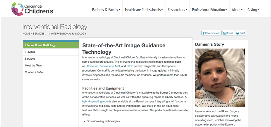 Image Guided Surgery Program - Damien's Story - Radiating Hope