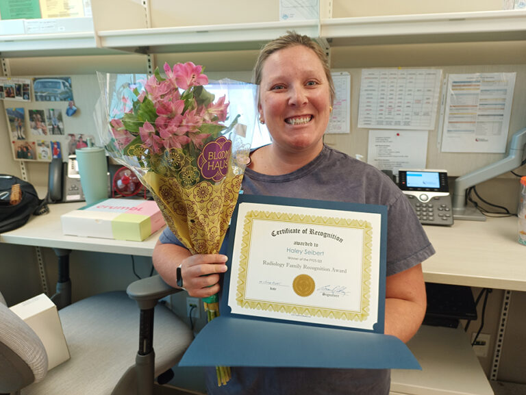 Celebrating Compassionate Care: Haley Seibert Receives FY25 Q3 Family ...